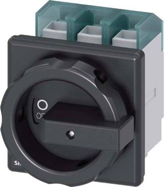 SIEMENS neuwertig] Lasttrennschalter Schwarz 3polig 50 mm&sup2; 125 a 690 v/ac Trennschalter