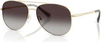 Michael Kors Femme, Accessoires, Jaune, Taille: 58 MM Perledo Lunettes de soleil