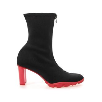 Alexander McQueen Multicolor Neopren Stiefel - - Shoes - Damen - Schwarzk - 36 1/2 EU