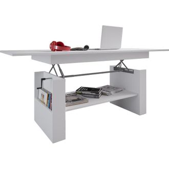 ebuy24 Ebuy24 - Mise &agrave; disposition et bon de r&eacute;duction Kobila h. 52 x l. 115 x p. 58 cm Blanc