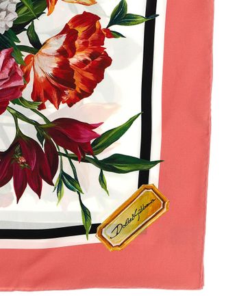 Dolce & Gabbana Womens Multicolor Silk Foulard Accessory