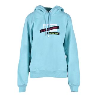 Diesel Femme, Sweatshirts et sweats à capuche, Vert, Taille: 38 FR SweaT-shirt en coton