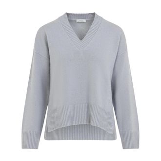 PESERICO Pullover mit V-Ausschnitt - - Knitwear - Damen - Blau - M