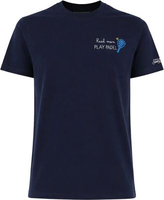 MC2 Saint Barth Homme, Tops, Bleu, Taille: XL Portofino T-shirt