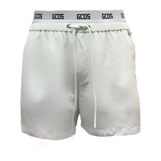GCDS Wei&szlig;e Strandbekleidung B1Em3903Aw1-10 - - Swimwear - Herren - Wei&szlig; - S