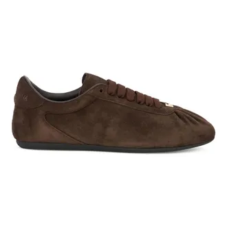 Dolce & Gabbana Femme, Chaussures, Brun, Taille: 38 1/2 EU Baskets Souples Style Ballet
