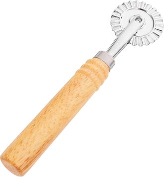 Pretyzoom Ausstechformen Legierung Kreatives Backwerkzeug F&uuml;r Pl&auml;tzchen Schneidr&auml;der Mit Holzgriff Sicheres Backzubeh&ouml;r F&uuml;r Zuhause Und Party