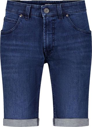 Gardeur Elastische Denim-Bermudas mit Beinumschlag, Modern Fit in