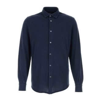 Fedeli Homme, Chemises, Bleu, Taille: 3XL Piquet Shirt