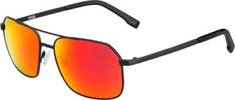 Bolle Boll&eacute; Navis Schwarz Matt Quadratische Sonnenbrille