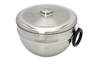 GSD G S D Haushaltsger&auml;te 30 412 Salatschleuder mit Seilzug aus Edelstahl