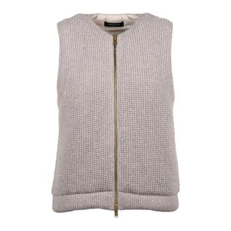 Fabiana Filippi Wollweste - - Jackets - Damen - Beige - S