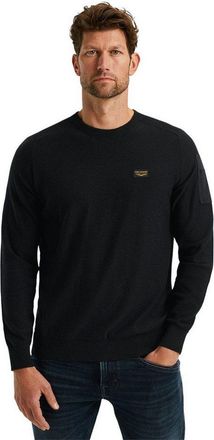 PME Legend Strickpullover R-NECK AMERICAN CLASSIC SINGLE JERSEY KNIT aus Baumwolle