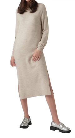 Vero Moda VMLEFILE LS Boatneck Calf Dress NOOS