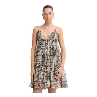 Pinko Adrano Mini Kleid - - Dresses - Damen - Beige - S
