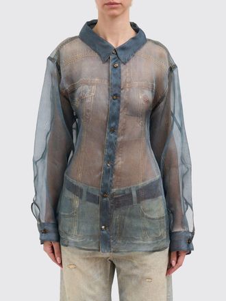 Haikure Chemise Femme couleur Bleu