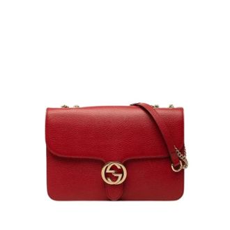 Gucci Sac bandouli&egrave;re vintage Pre-owned - Femme - Pre-owned - Rouge - Taille: ONE Size