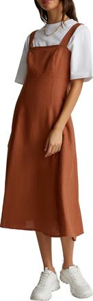 Benetton Damen Vestito 4aghdv0ag Kleid, braun, M