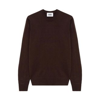 Alpha Studio Rundhals-Strickware - - Knitwear - Herren - Braun - L