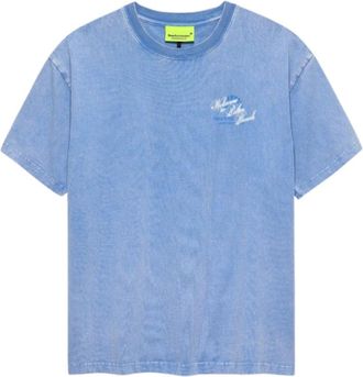 New Amsterdam Surf Association Homme, Tops, Bleu, Taille: L Welcome To Palmbeach Tee