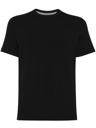 Brunello Cucinelli t-shirt à col ras du cou - Noir