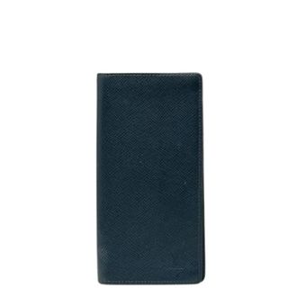 Louis Vuitton Portefeuille long Pre-owned Taiga (bi-pli) - Homme - Pre-owned - Bleu - Taille: ONE Size
