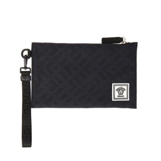 Versace Pochette Greca X - - Bags - Herren - Schwarzk - ONE SIZE