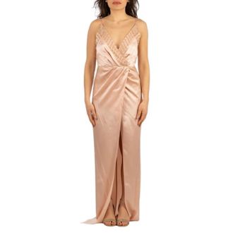Elisabetta Franchi Damen, Kleider, Beige, SGr&ouml;&szlig;e