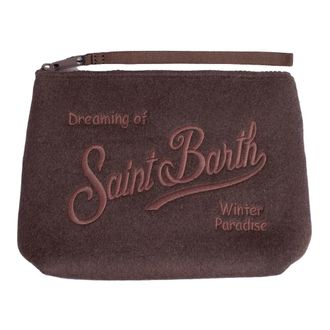 MC2 Saint Barth Femme, Sacs, Brun, Taille: ONE Size Aline Felt Clutch