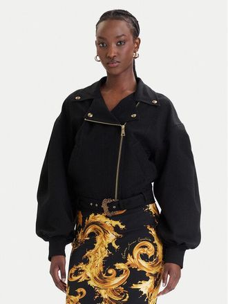 Versace Jeans Couture &Uuml;bergangsjacke 80HAS410 N0432 Schwarz Loose Fit