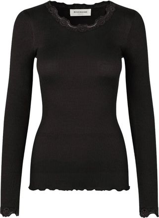 Rosemunde Long Sleeve Tops - - Tops - Damen - Schwarzk - M