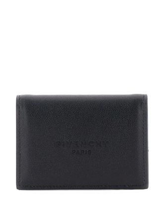 Givenchy portefeuille &agrave; logo emboss&eacute; - Noir