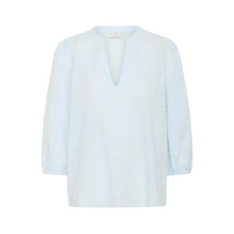 Kaffe Penelope Blouse - - Blouses & Shirts - Damen - Blau - XS