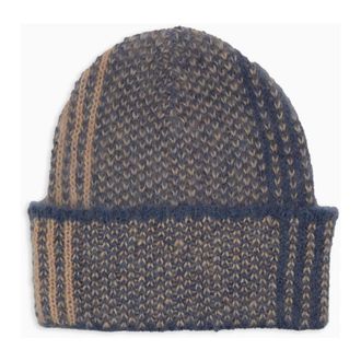 Gallo Gallo, unisex, Accessoires, Multicolore, Taille: ONE Size Berretto risvolto fantasia tartan a righe