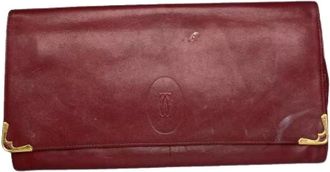 Cartier Pre-owned Vintage Clutch - Femme - Pre-owned - Rouge - Taille: ONE Size