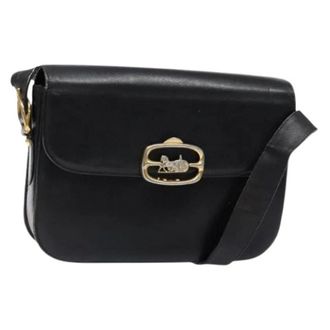 Celine Sac bandouli&egrave;re vintage en cuir Pre-owned - Femme - Pre-owned - Noir - Taille: ONE Size