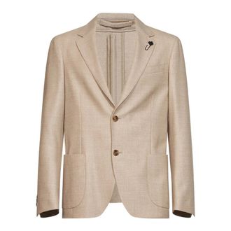 Lardini Einknopf-Sakko - - Jackets - Herren - Beige - S