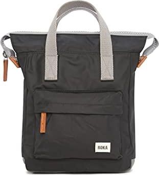 Roka London Bantry B - Petit sac &agrave; dos en nylon durable, noir, S