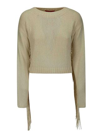 Wild Cashmere Pull Col Rond - Marron