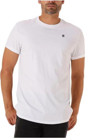 G-Star Herren Polo & T-shirts Lash R T S/s - - Tops - Herren - Wei&szlig; - L