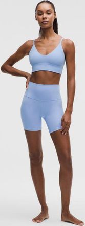 lululemon Short Align taille haute pour Femmes - 15 cm - Bleu - Taille 10