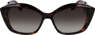 Karl Lagerfeld Karl Lagerfeld Damen Kl6102s Sunglasses, Tortoise, Einheitsgröße EU
