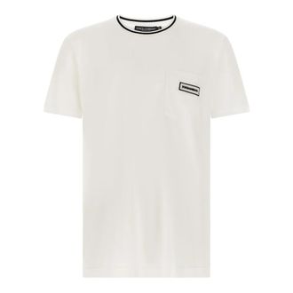 Dolce & Gabbana Cotton Jersey T-Shirt - - Tops - Herren - Wei&szlig; - 3XL