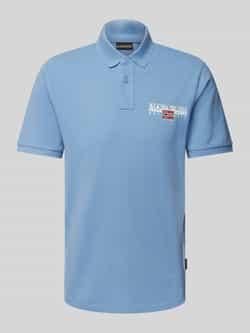 Napapijri Slim Fit Poloshirt mit Label-Print Modell AYLMER