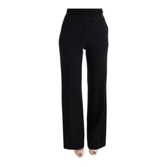 Ermanno Scervino Wide Leg Pants Classic Style - - Trousers - Damen - Schwarzk - M