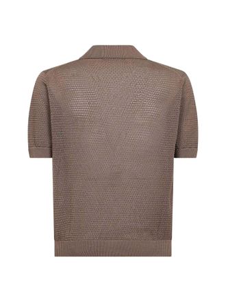Tagliatore Mens Polo Shirt Beige Cotton T-shirts And Polos