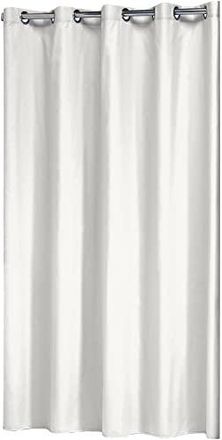 Sealskin Coloris, Rideau de douche, Polyester, Coton, Blanc