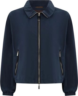 Moorer Femme, Vestes, Bleu, Taille: 42 FR Manteaux