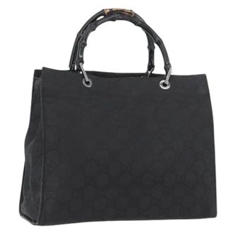 Gucci Sac fourre-tout vintage en nylon Pre-owned - Femme - Pre-owned - Noir - Taille: ONE Size
