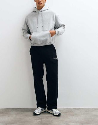 Pegador Pegador signar pantalon habill&eacute; droit &agrave; texture gaufr&eacute;e noir
